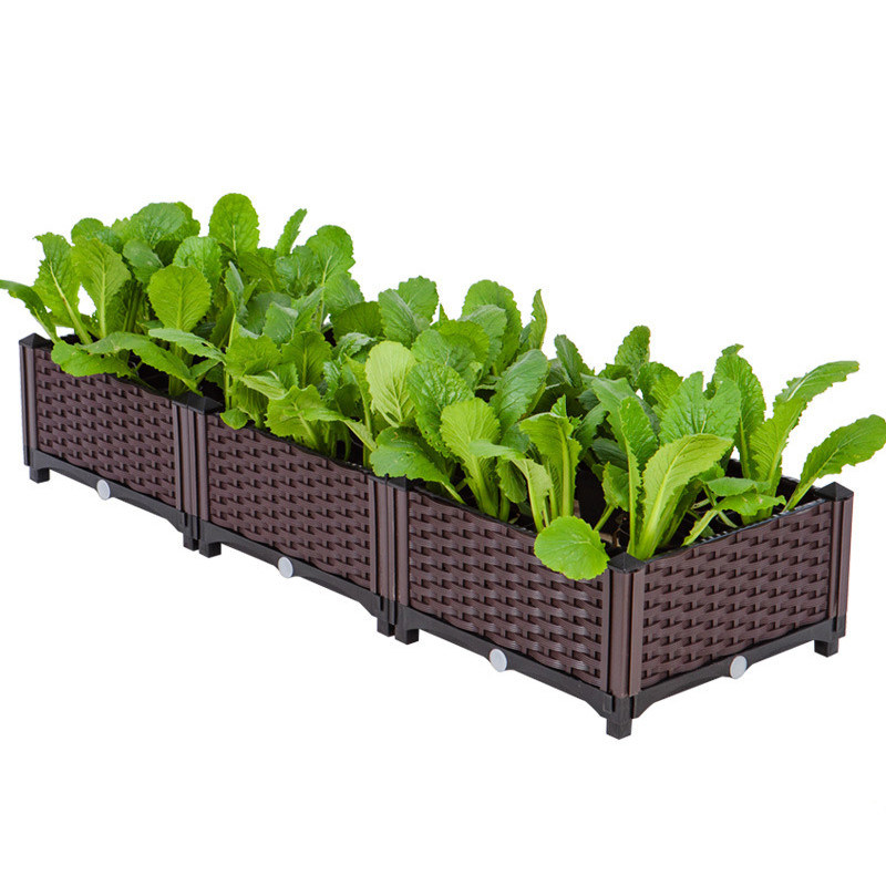 Outdoor Garden Planting Box Plastic Garden Raised Bed High quality ...